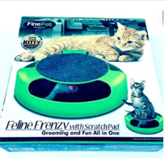 Feline Frenzy | Cat | Lot Of 2 Feline Frenzy Cat Toy With Scratch Pad ...